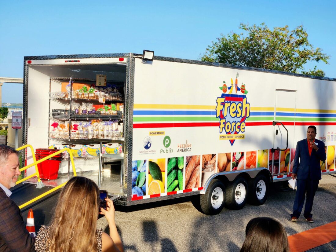 Harry Chapin unveils new mobile grocery - Cape Coral Breeze